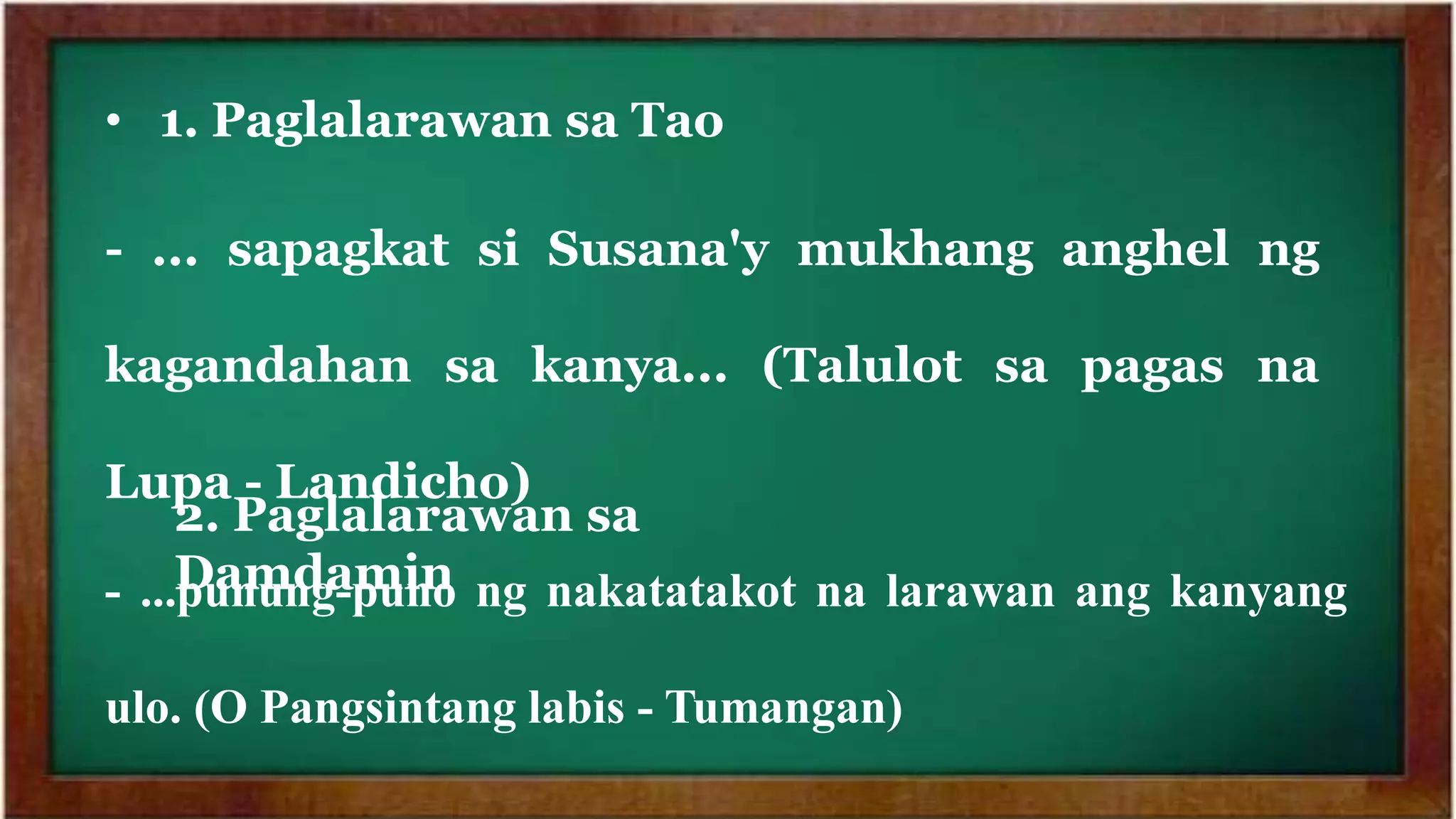 Paglalarawan- kompleto detalye, mga uri at pamamaraan-- | PPTX