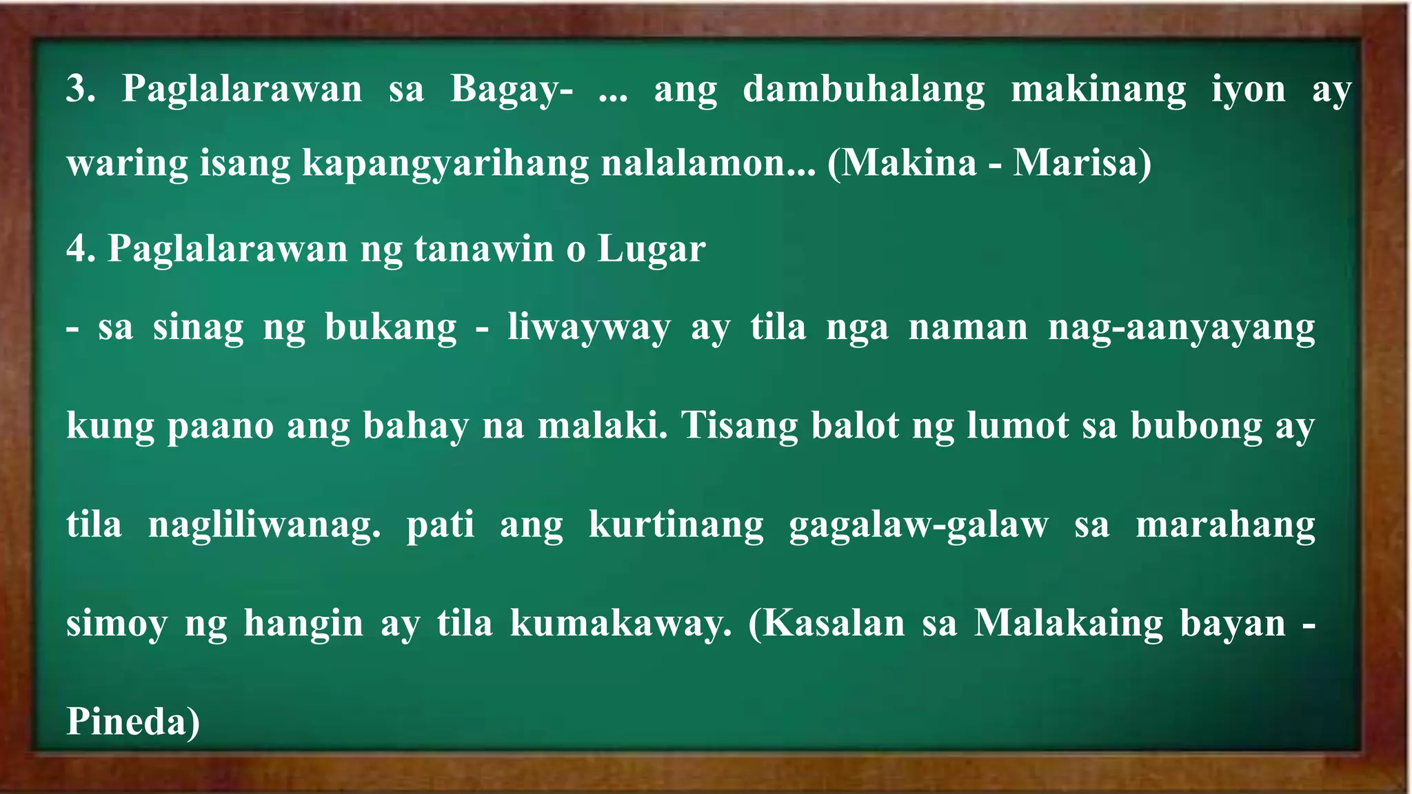 Paglalarawan- kompleto detalye, mga uri at pamamaraan-- | PPTX
