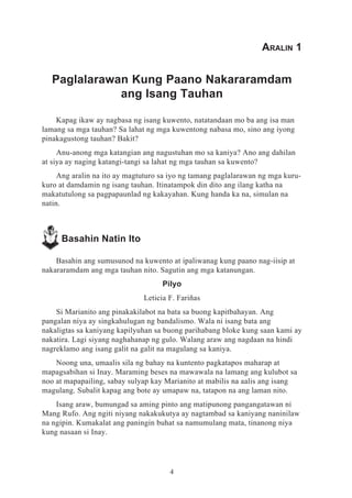 Paglalarawan ng idea_at_damdamin | PDF