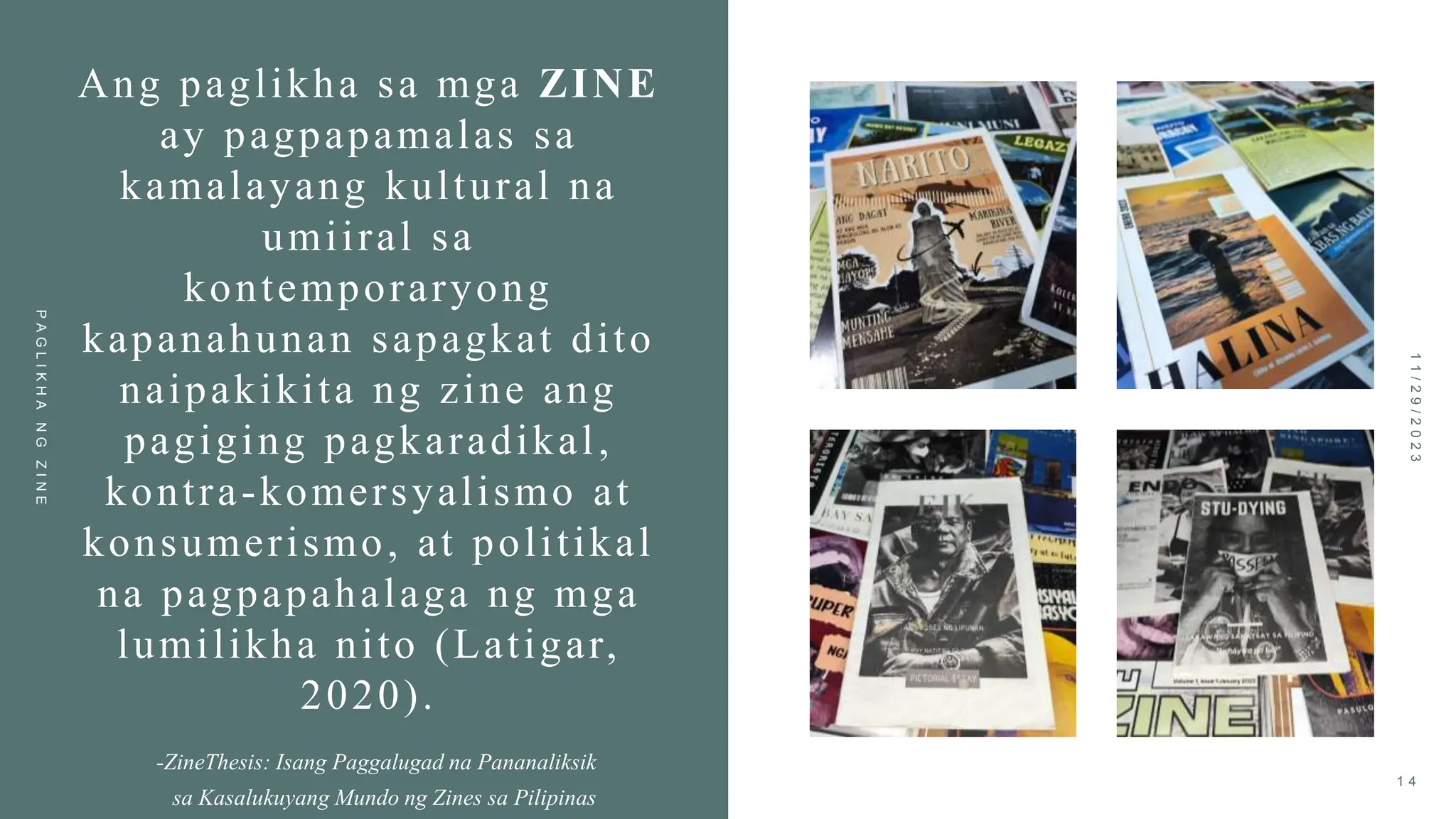 PAGSULAT NG MGA AKADEMIKONGN SULATIN AT PAGLIKHA NG ZINES | PPTX