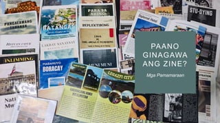 PAGSULAT NG MGA AKADEMIKONGN SULATIN AT PAGLIKHA NG ZINES | PPTX