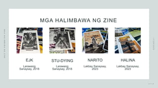 PAGSULAT NG MGA AKADEMIKONGN SULATIN AT PAGLIKHA NG ZINES | PPTX