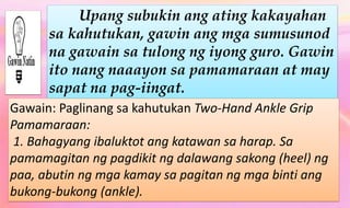 Paglinang ng flexibility | PPTX