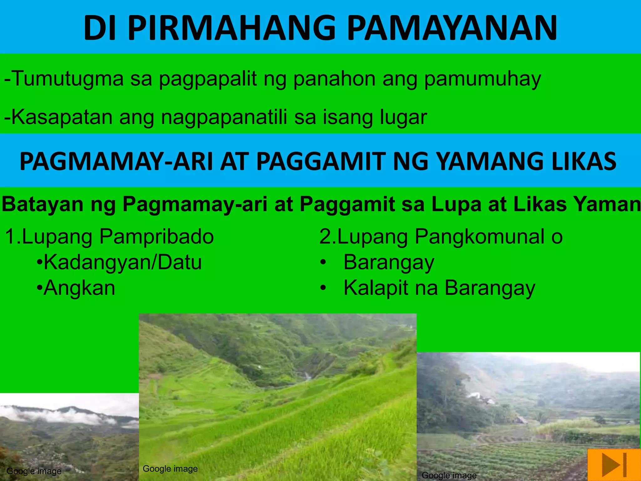 Paglinang ng Likas Yamang Bayan | PPTX