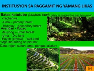 Paglinang ng Likas Yamang Bayan | PPTX