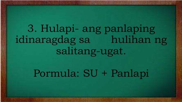 Uri ng Panlapi Demoslides