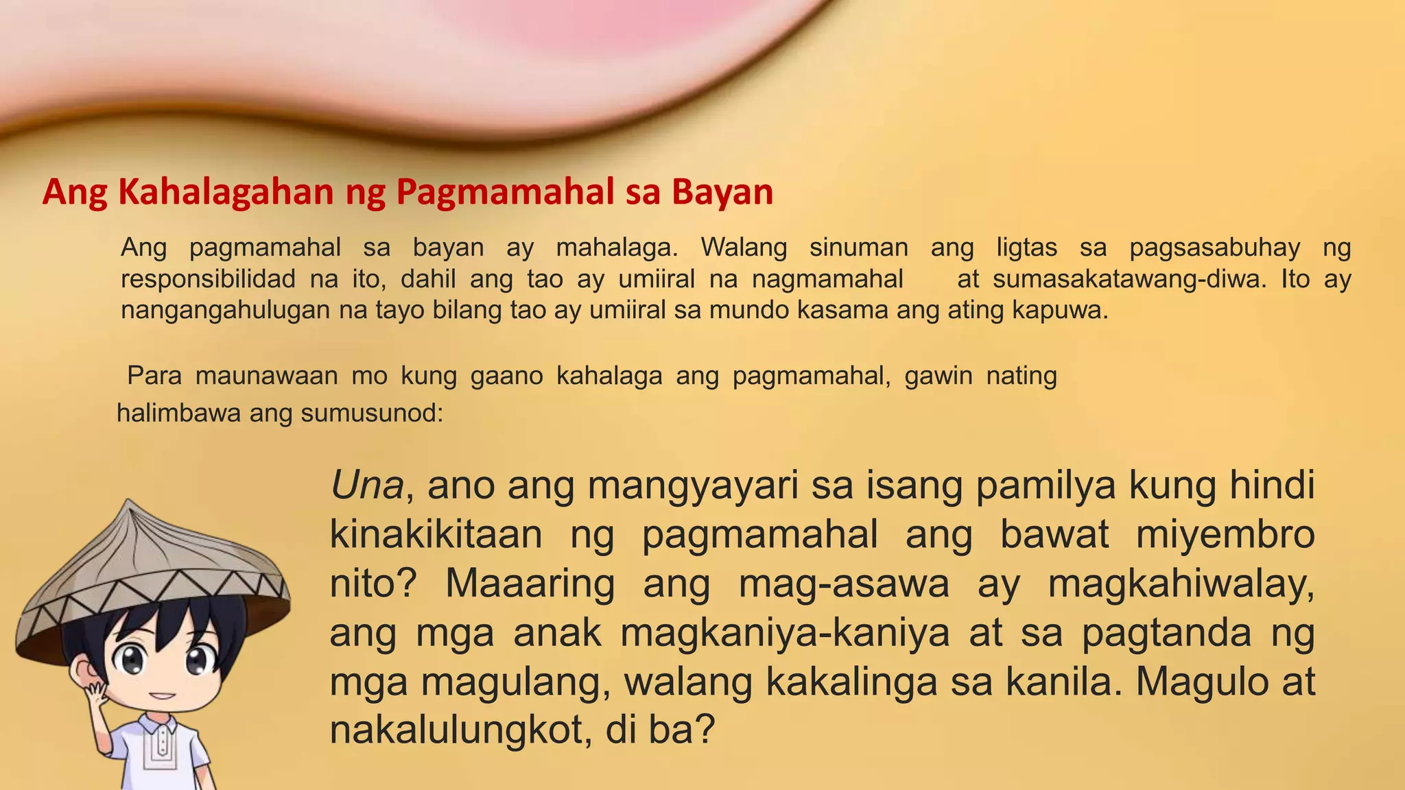 EsP10-Pagmamahal sa Bayan | PPTX