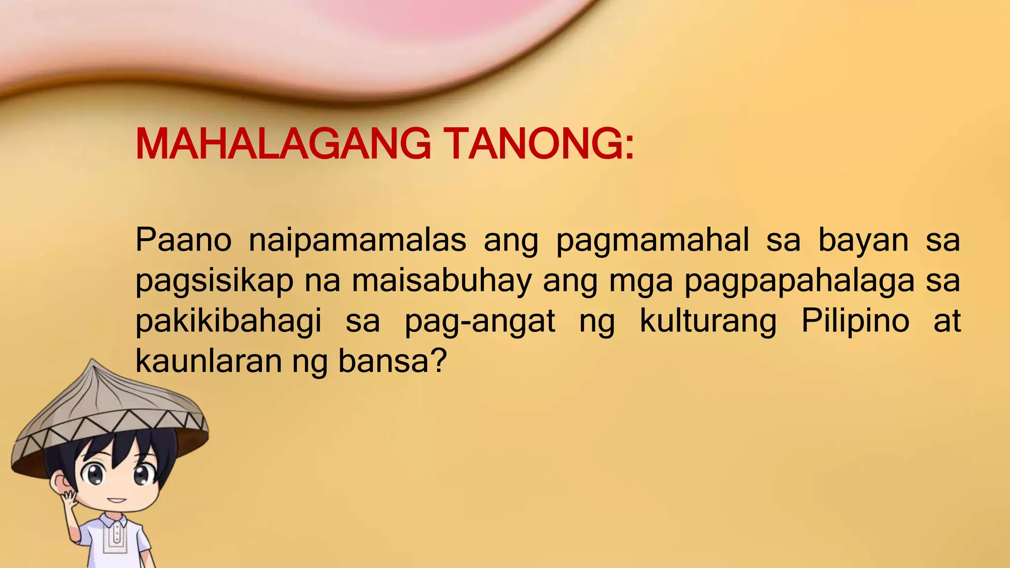 EsP10-Pagmamahal sa Bayan | PPTX