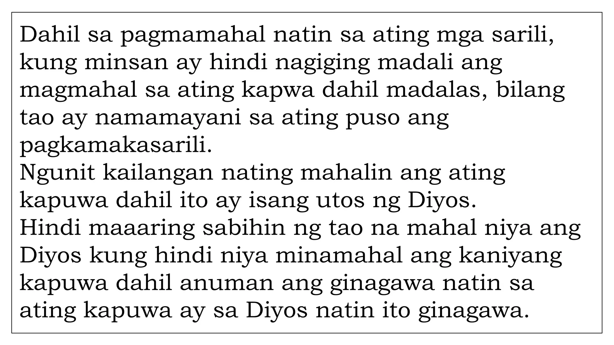 Pagmamahal sa Diyos at Kapwa.pptx