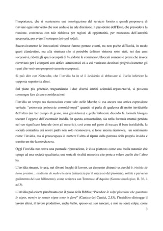 L’INVIDIA SUL LAVORO | PDF