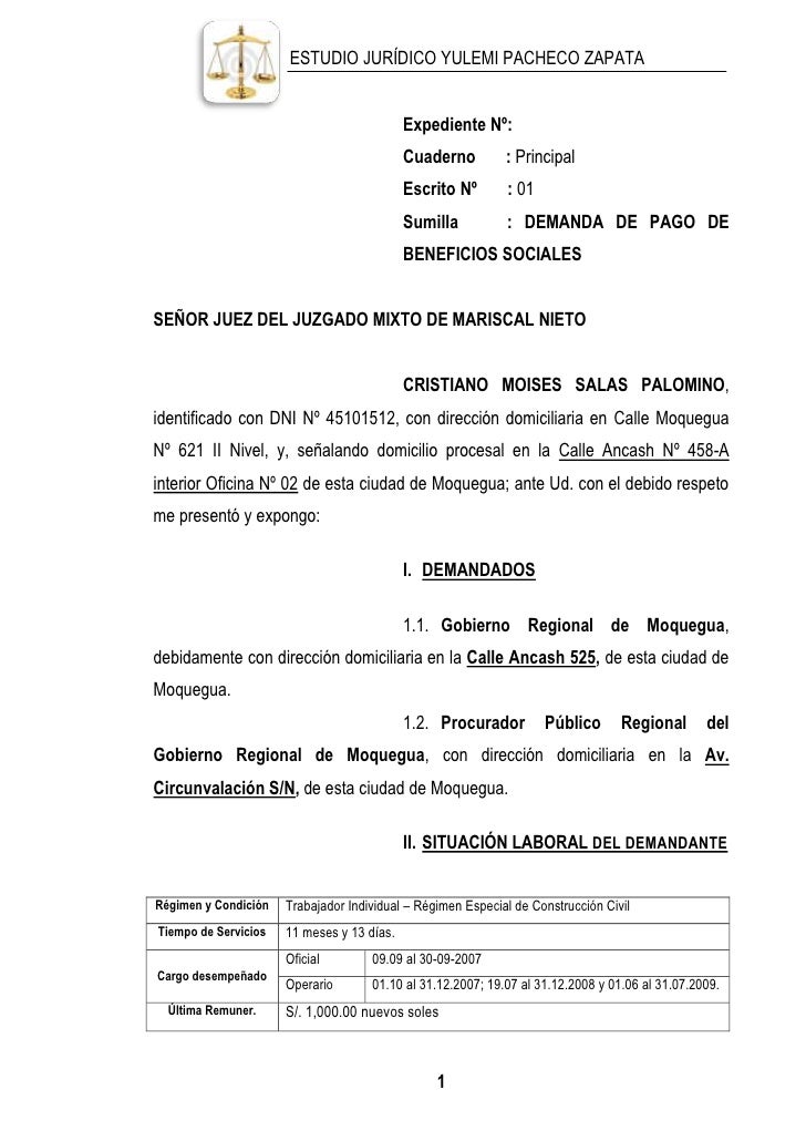Beneficios Sociales En El Peru - creditolisdulg