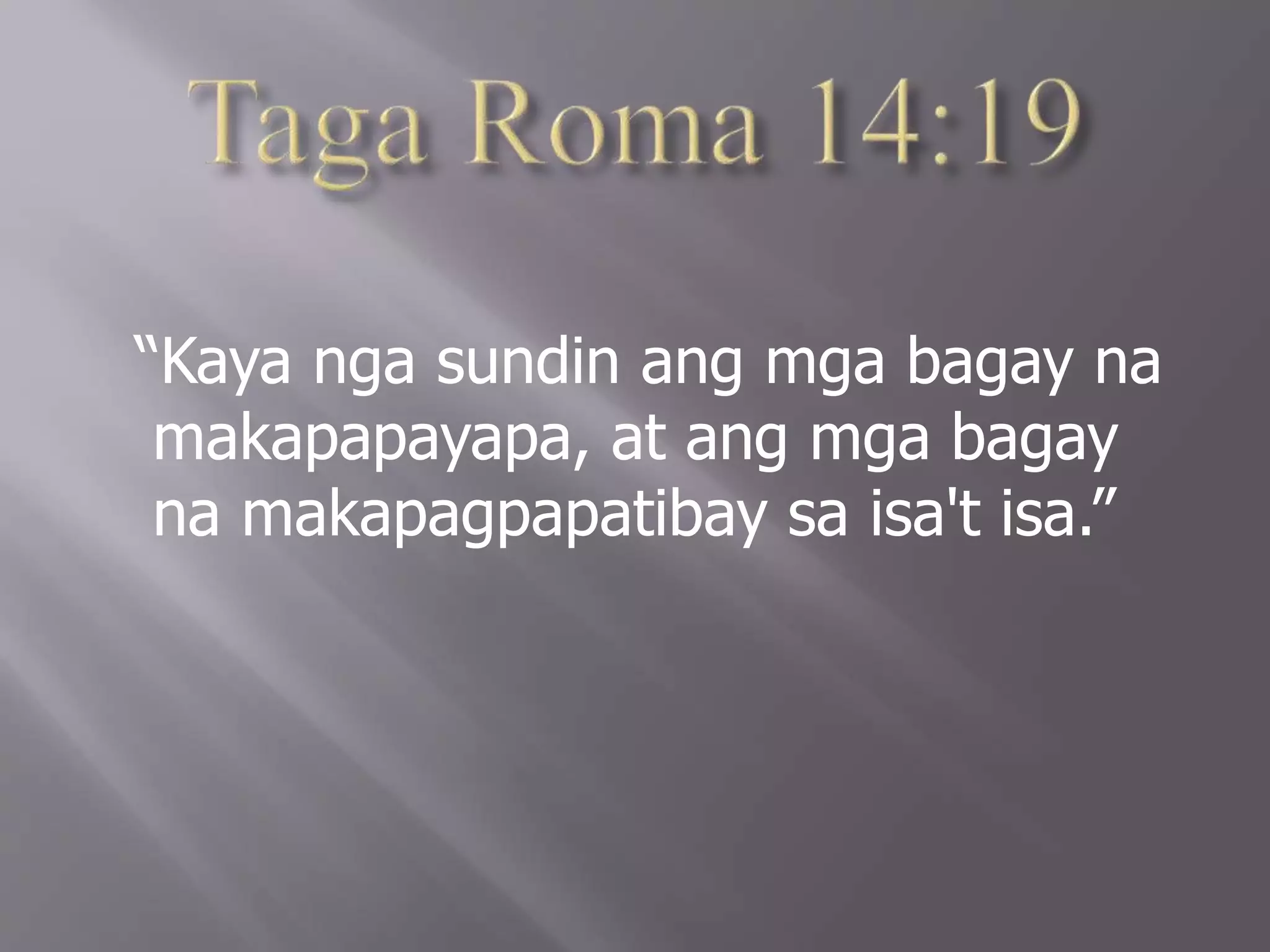 Pagod kana ba | PPTX