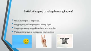 Pagpapahalaga sa kapwa | PPTX