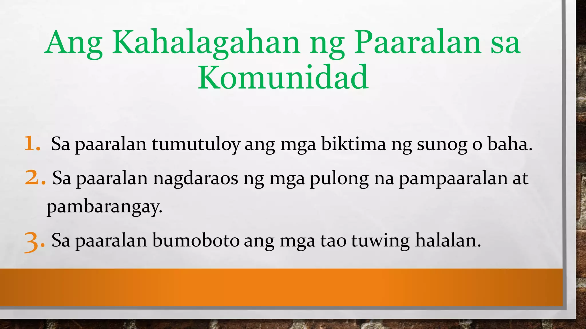 Pagpapahalaga sa Paaralan | PPTX