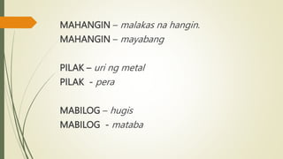 PAGPAPAKAHULUGANG METAPORIKAL.pptx