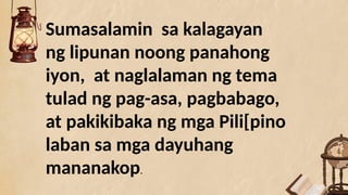pagpapakitangturo isang awtput sa asignaturang filipino | PPT