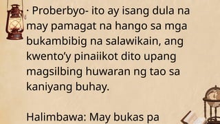 pagpapakitangturo isang awtput sa asignaturang filipino | PPT