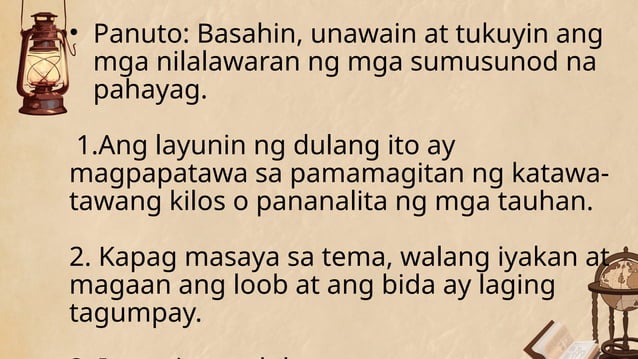 pagpapakitangturo isang awtput sa asignaturang filipino | PPT