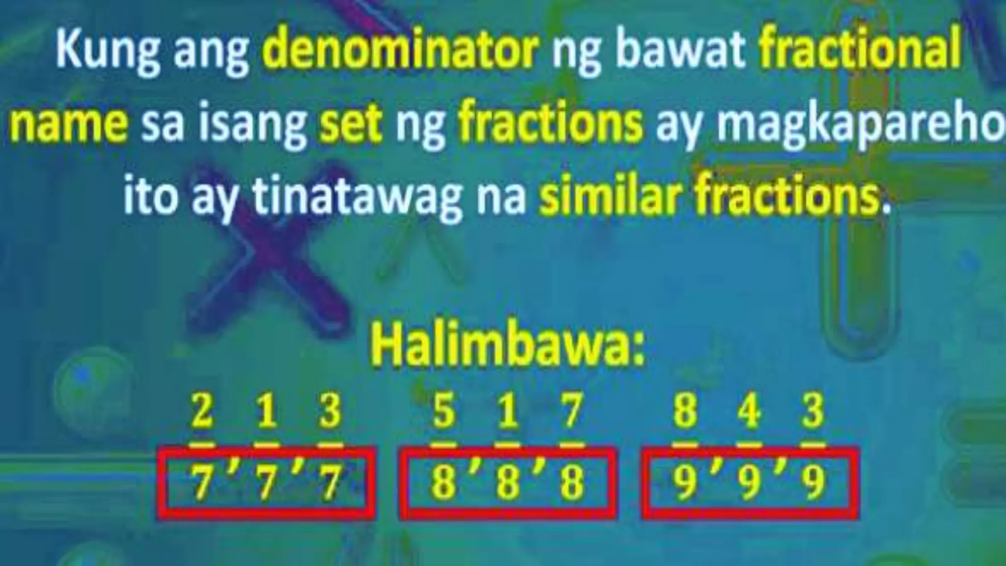 PAGPAPAKITA, PAGHAHAMBING AT PAGSUNOD-SUNOD NG DISSIMILAR FRACTIONS.pptx