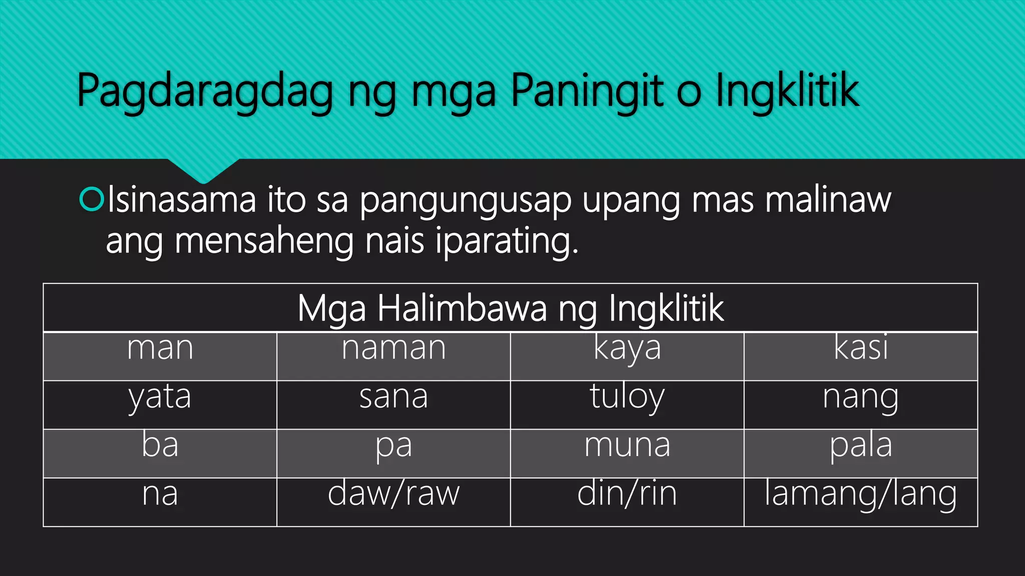 Pagpapalawak ng Pangungusap | PPTX
