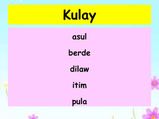 Pagpapangkat Pangkat ng mga Salita | PPTX