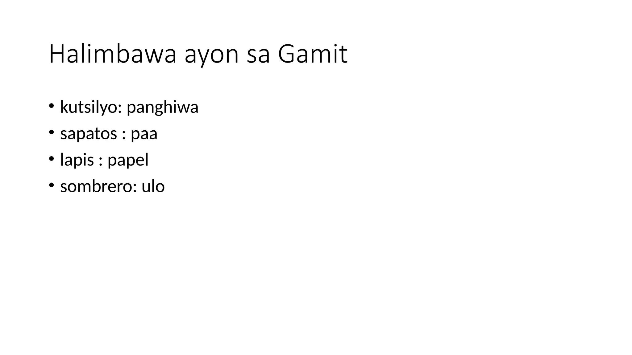 Pagpapangkat ng mga Salita sa filipinopptx | PPTX