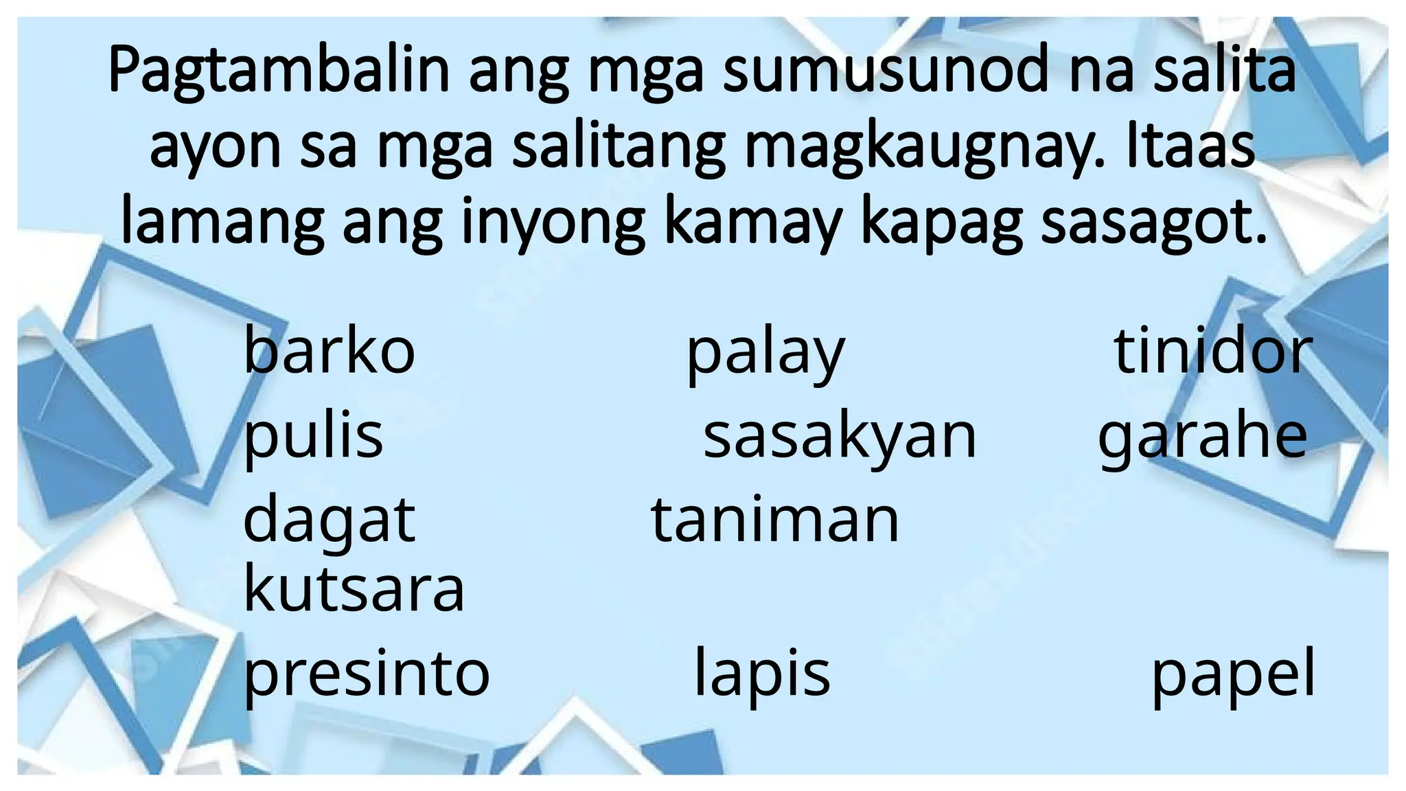 Pagpapangkat ng mga Salita at iba papptx | PPT