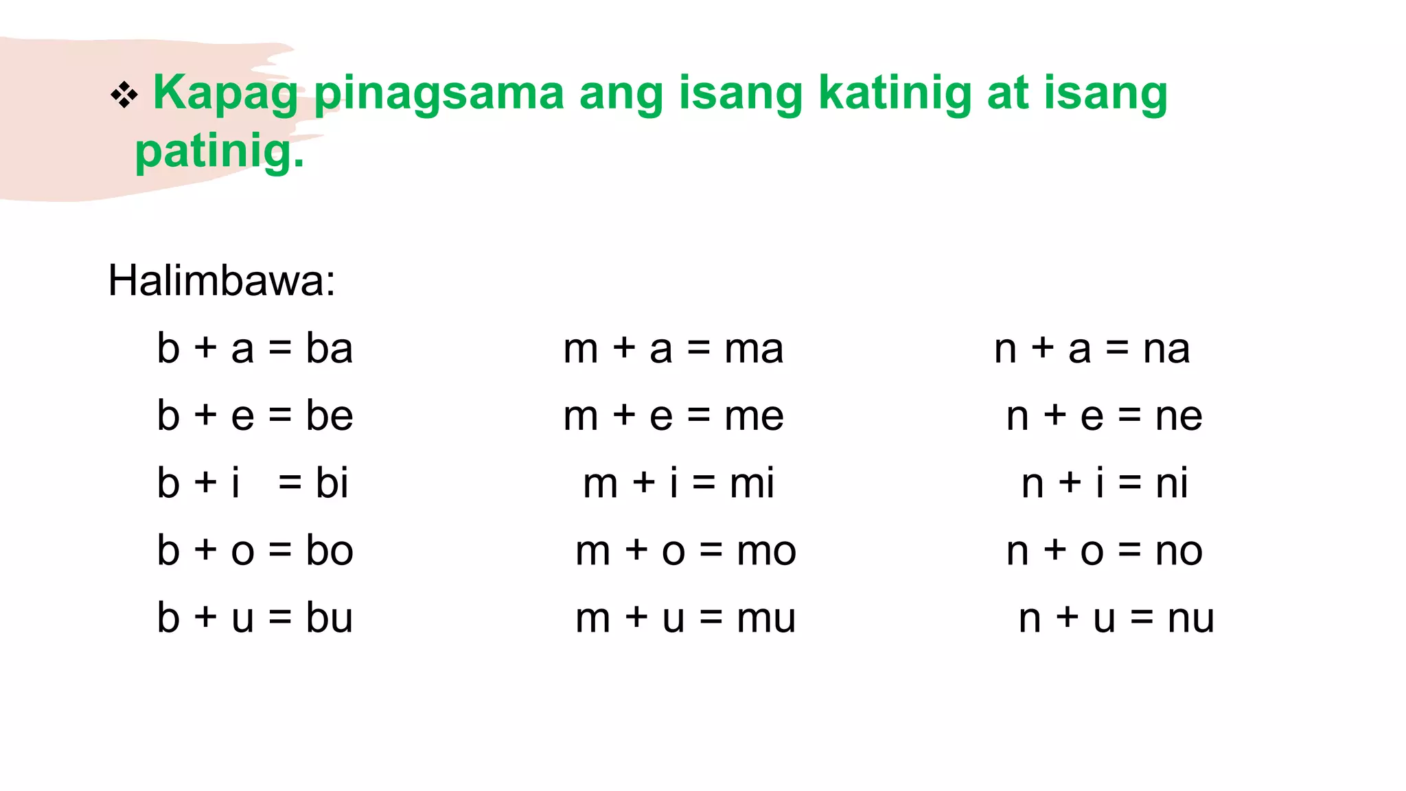Pagpapantig at Pagbuo ng mga Salita | PPTX