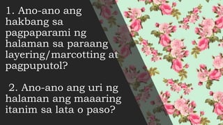 Pagpaparami ng halaman | PPTX