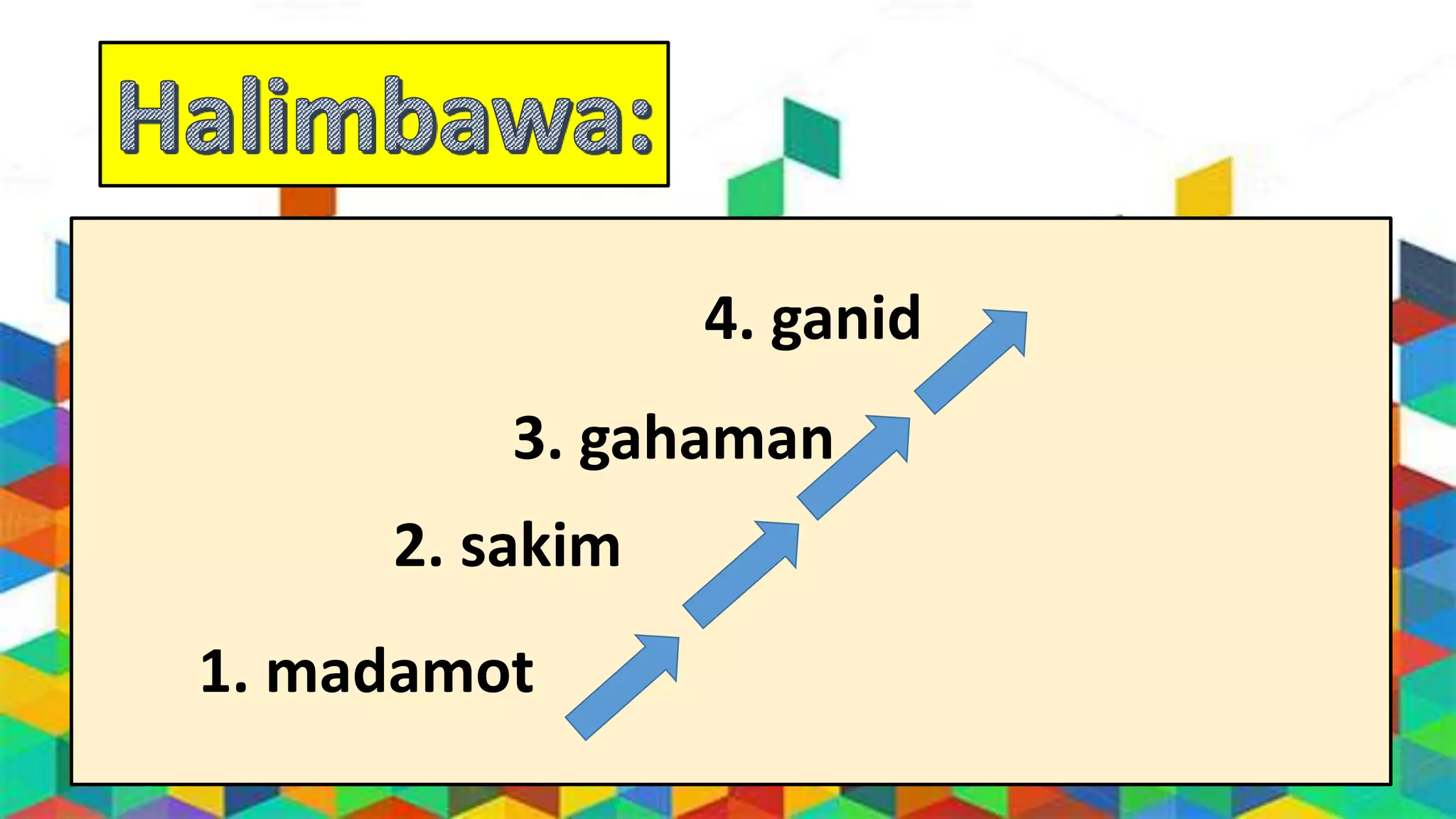 Pagpapasidhi ng damdamin | PPTX