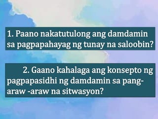 Pagpapasidhi ng damdamin | PDF