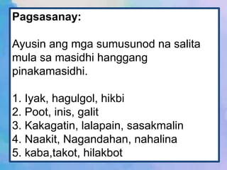 Pagpapasidhi ng damdamin | PDF