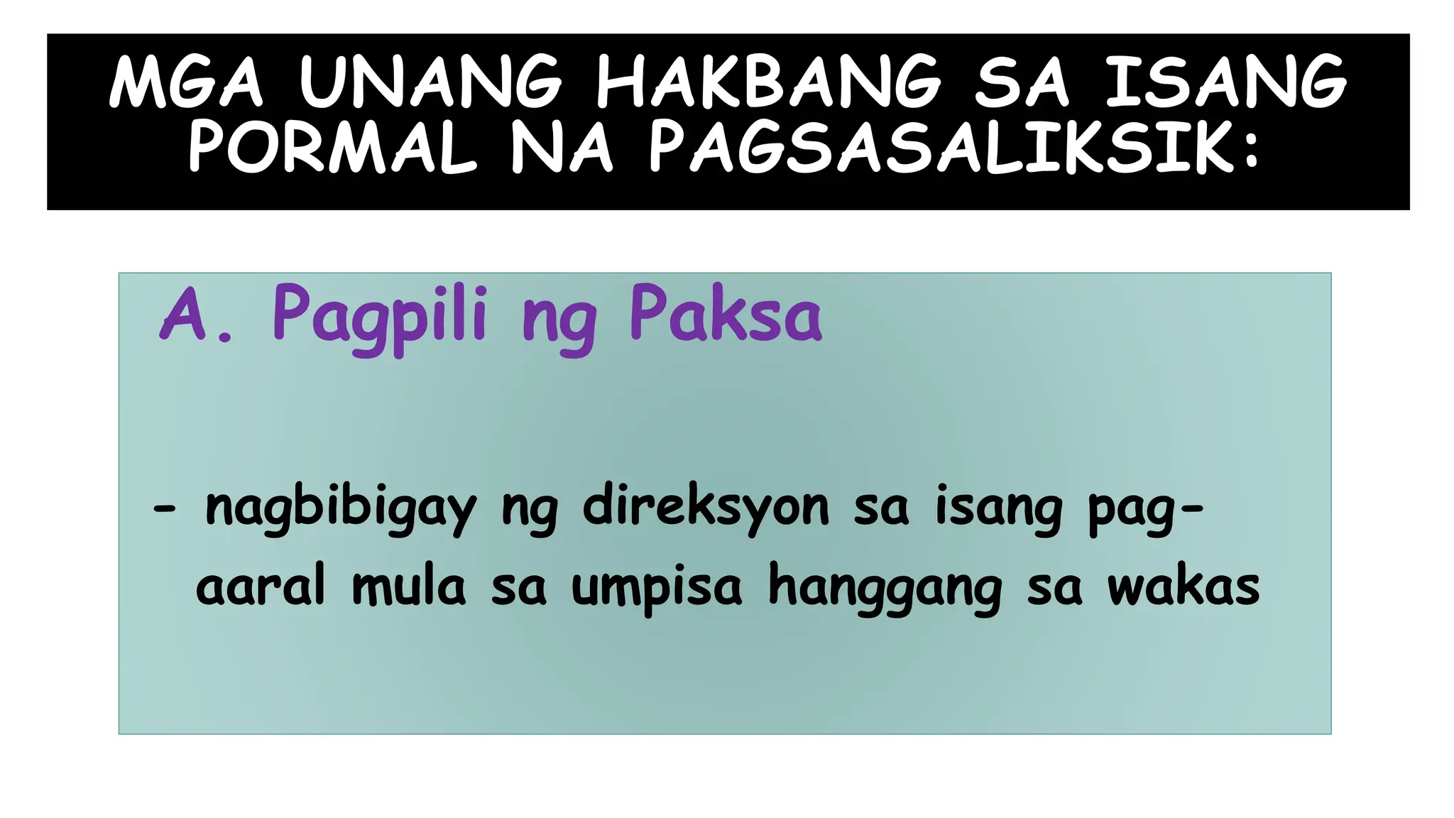 PAGPILI NG PAKSA SA PANANALIKSIK FILIPINO | PDF