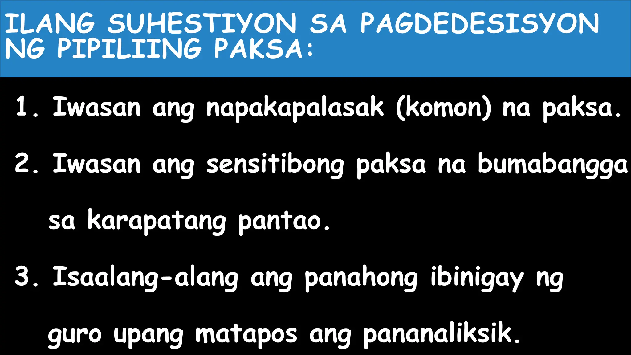 PAGPILI NG PAKSA SA PANANALIKSIK FILIPINO | PDF