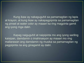 Pagpipinta sa daliri | PPTX