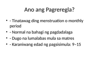 Pagreregla_at_Pagpapatuli_ang pagbibinata at pagdadalaga ng mga ...