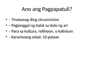 Pagreregla_at_Pagpapatuli_ang pagbibinata at pagdadalaga ng mga ...