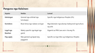 Pagsabot ug Paglig-on sa Katungod sa mga Lumad Usa ka Diskusyon bahin ...