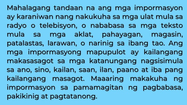 Pagsagot ng Tanong Batay sa Ulat o Tekstong Nabasa o Napakinggan.pdf