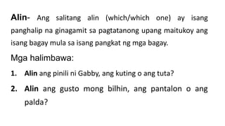Pagsagot sa mga Tanong | PPTX