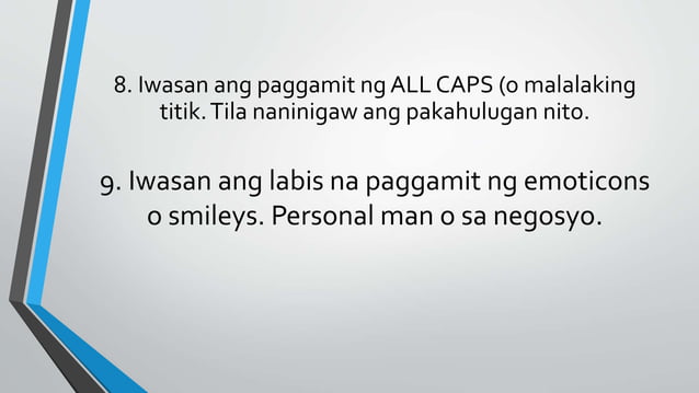 PAGSALI SA DISCUSSION FORUM AT CHAT SA LIGTAS AT RESPONSABLENG ...