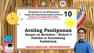 Modyul 4: Pagsali sa mga Gawaing Pampulitika.pptx