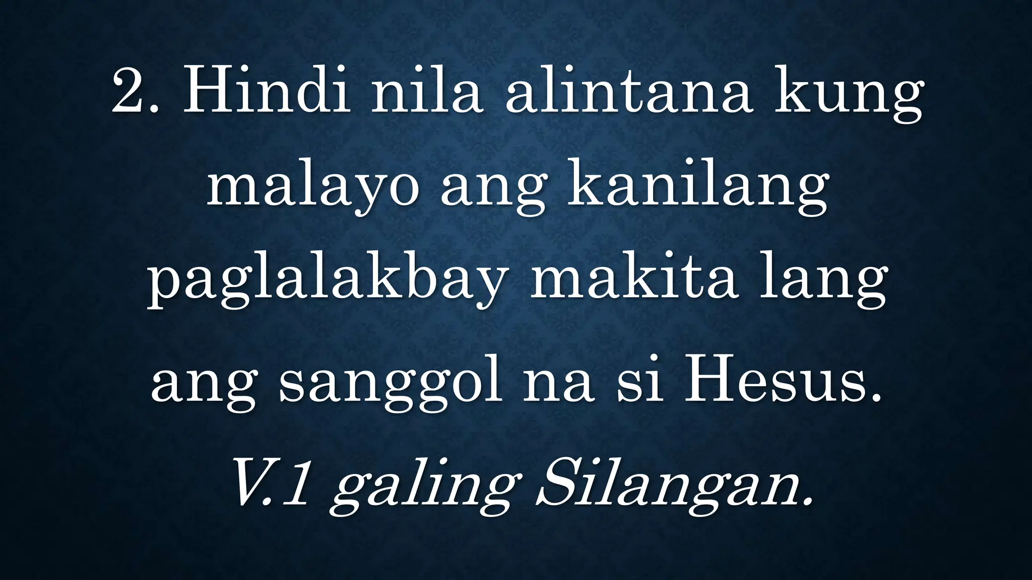 Worship Service Sermon Notes: Pagsamba: Isang uri ng pasasalamat sa ...