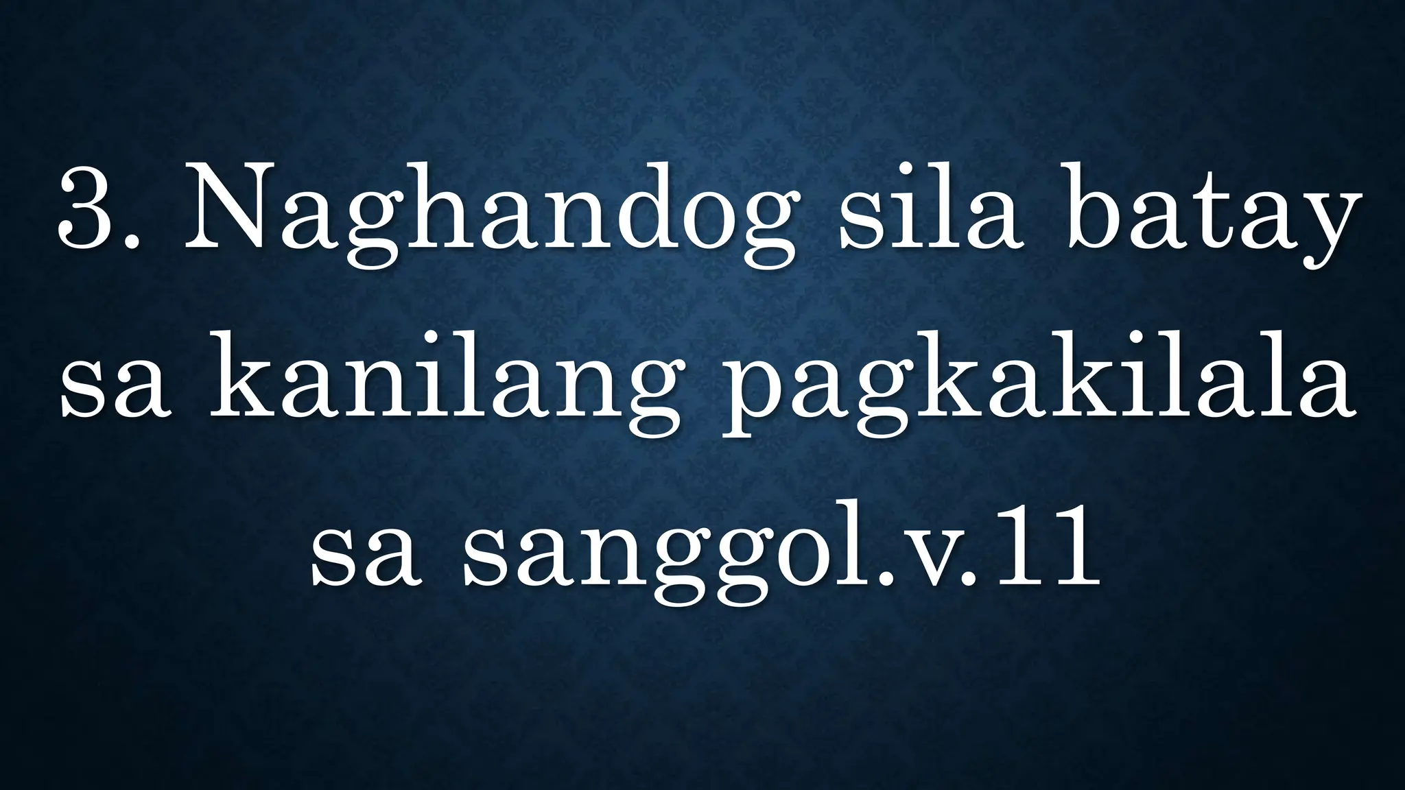 Worship Service Sermon Notes: Pagsamba: Isang uri ng pasasalamat sa ...