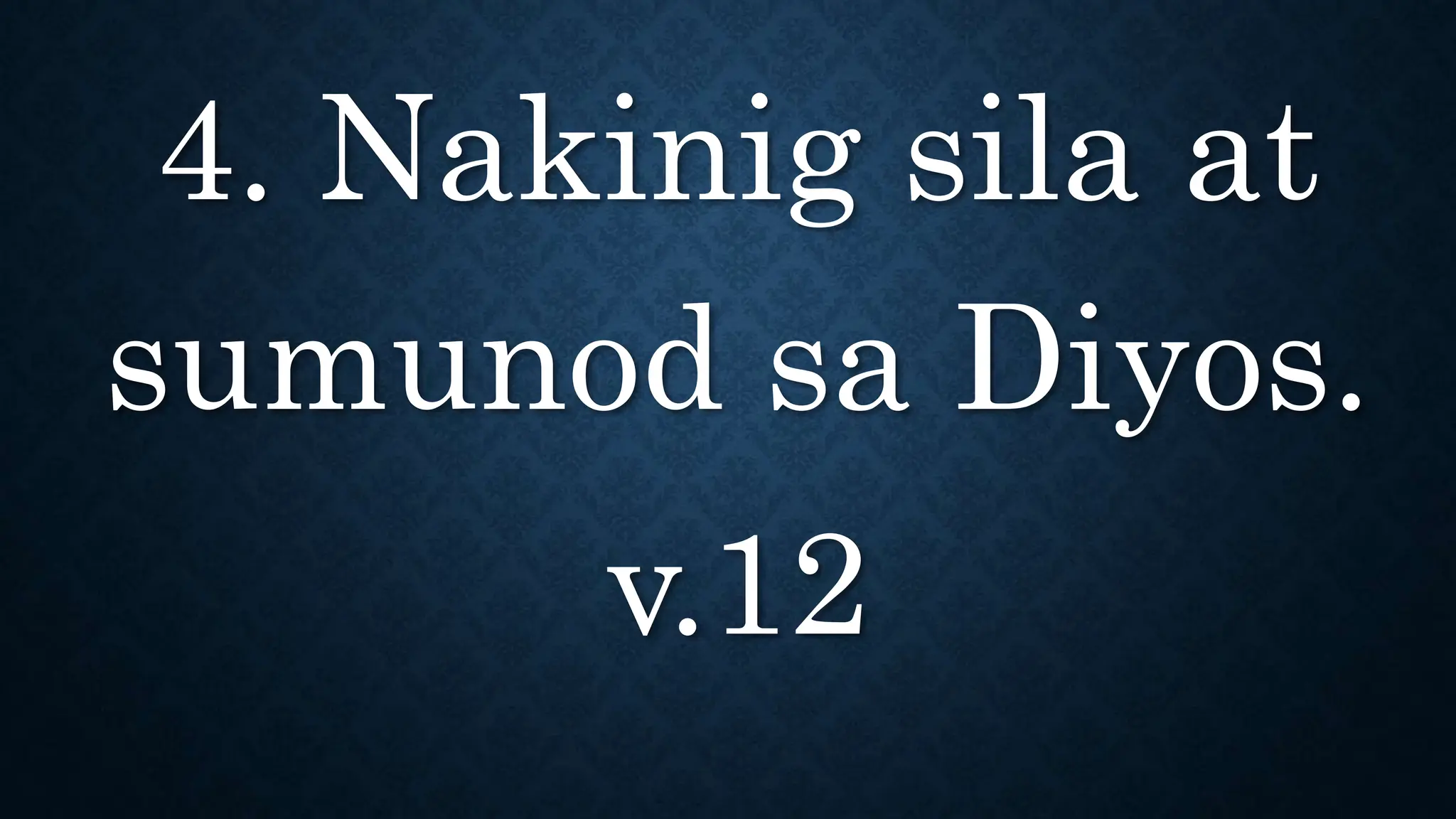 Worship Service Sermon Notes: Pagsamba: Isang uri ng pasasalamat sa ...