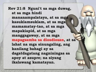 Pagsamba sa mga diosdiosan | PPT