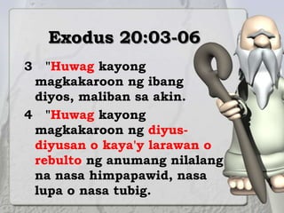 Pagsamba sa mga diosdiosan | PPTX