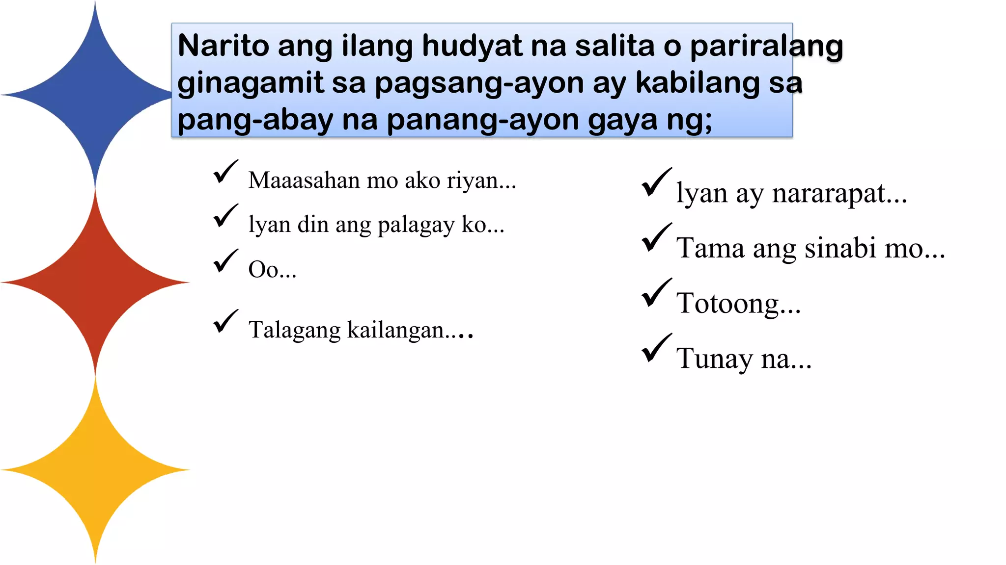 pagsang-ayon at pagsalungat.pptx