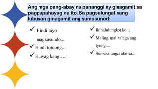 pagsang-ayon at pagsalungat.pptx