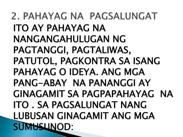Pagsang ayon at pagsalungat sa pagpapahayag ng opinyon | PPTX